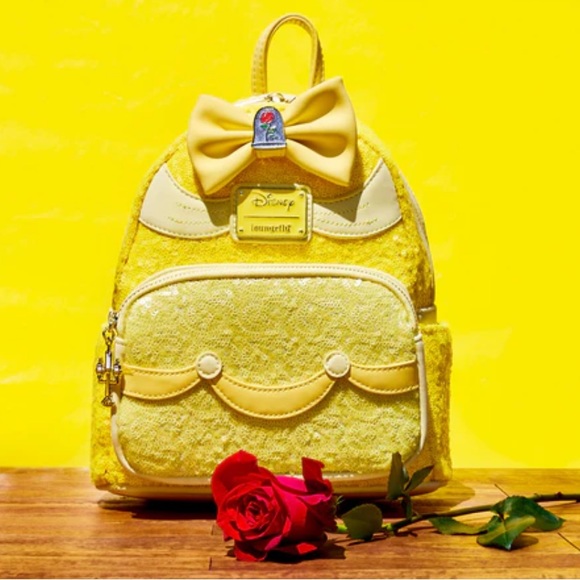 Loungefly | Bags | Loungefly Belle Sequin Mini Backpack | Poshmark